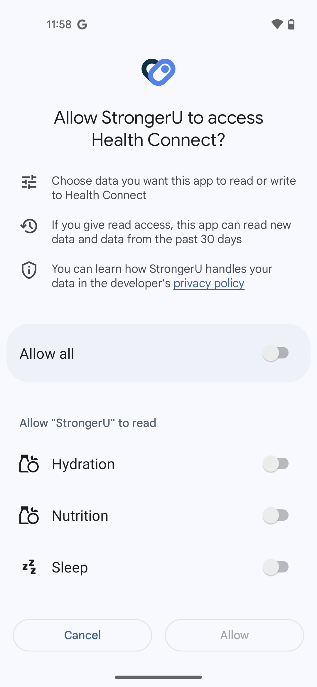 Syncing Third Party Apps