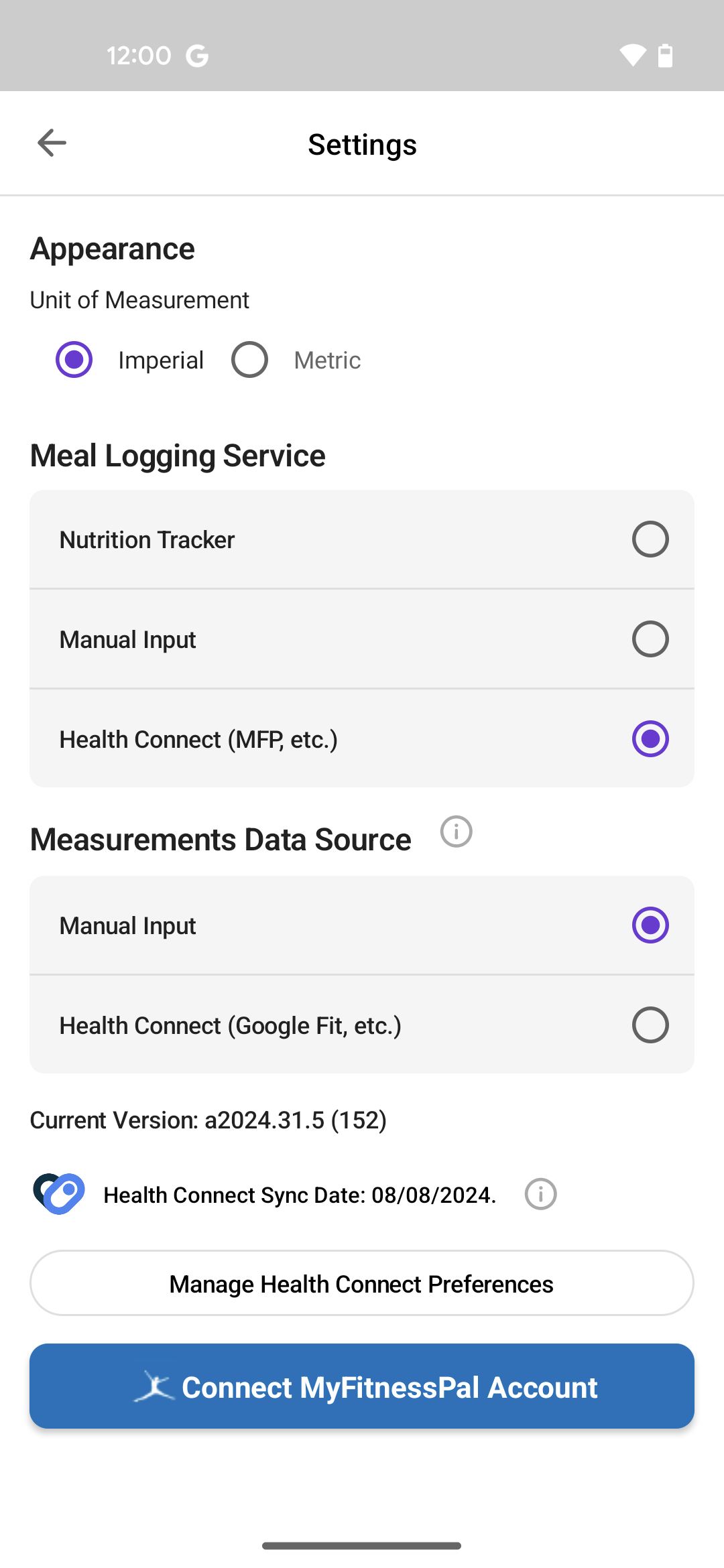 Syncing Third Party Apps