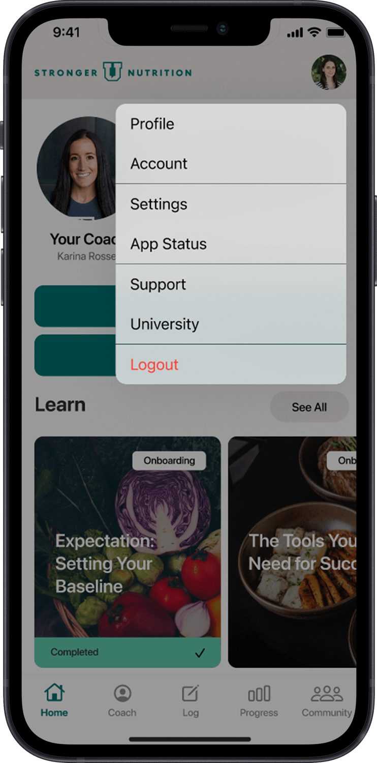 Stronger U App Feature Guide